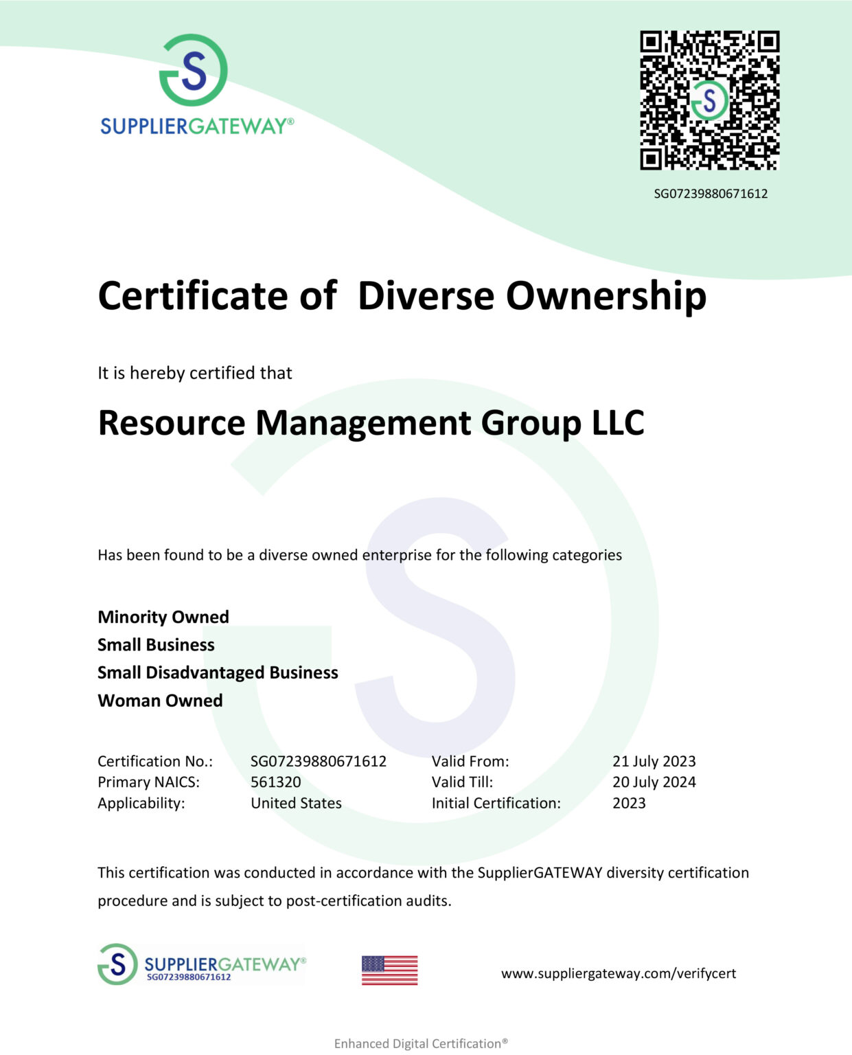 Resource Management Group